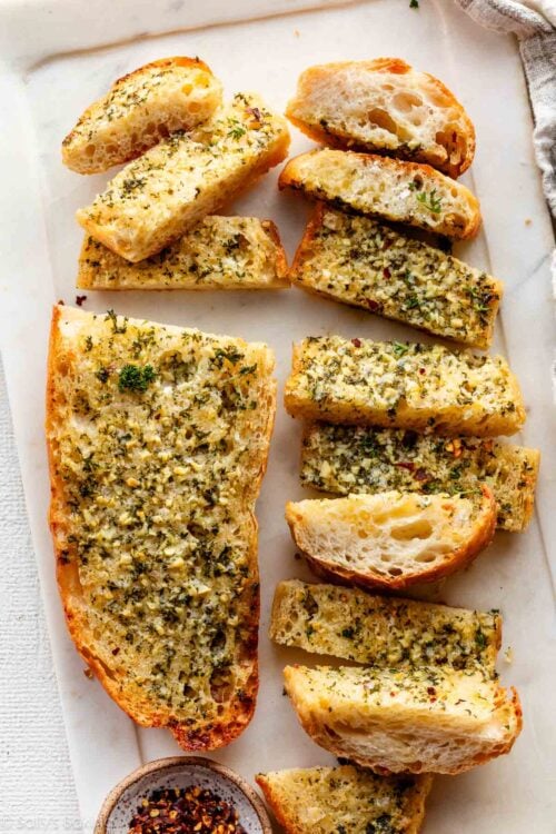 Quick & Easy Homemade Garlic Bread - Sally's Baking