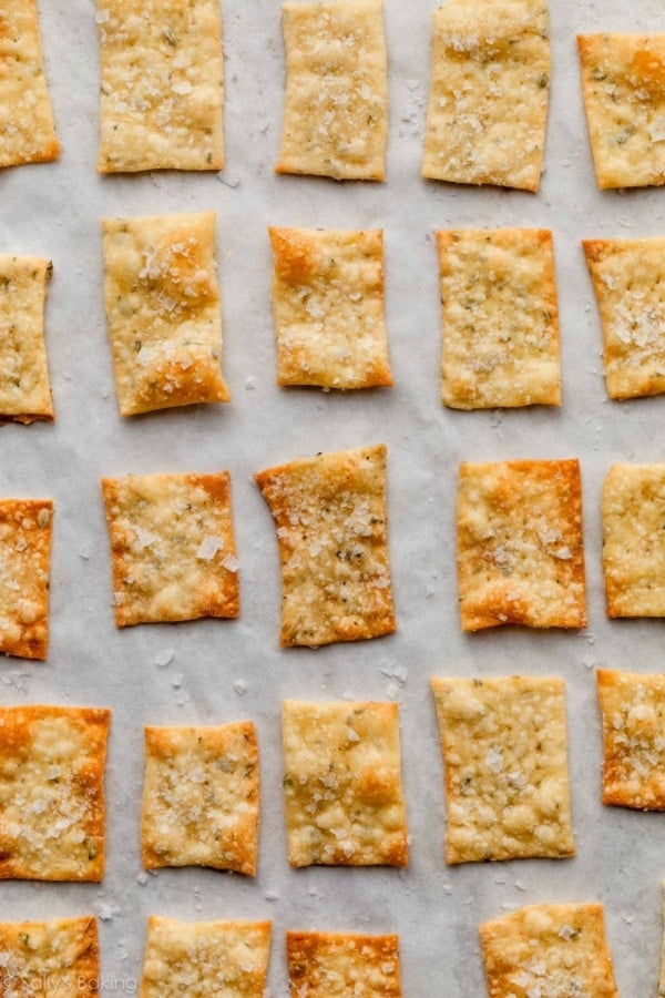 Homemade Artisan Crackers (4 Flavors) - Sally's Baking