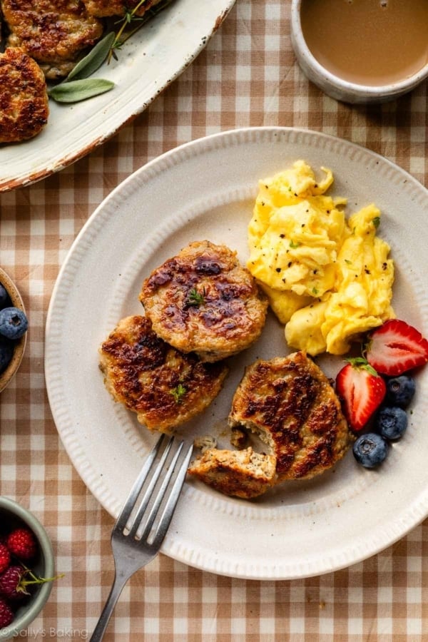 Maple Chicken Breakfast Sausage - Sally's Baking