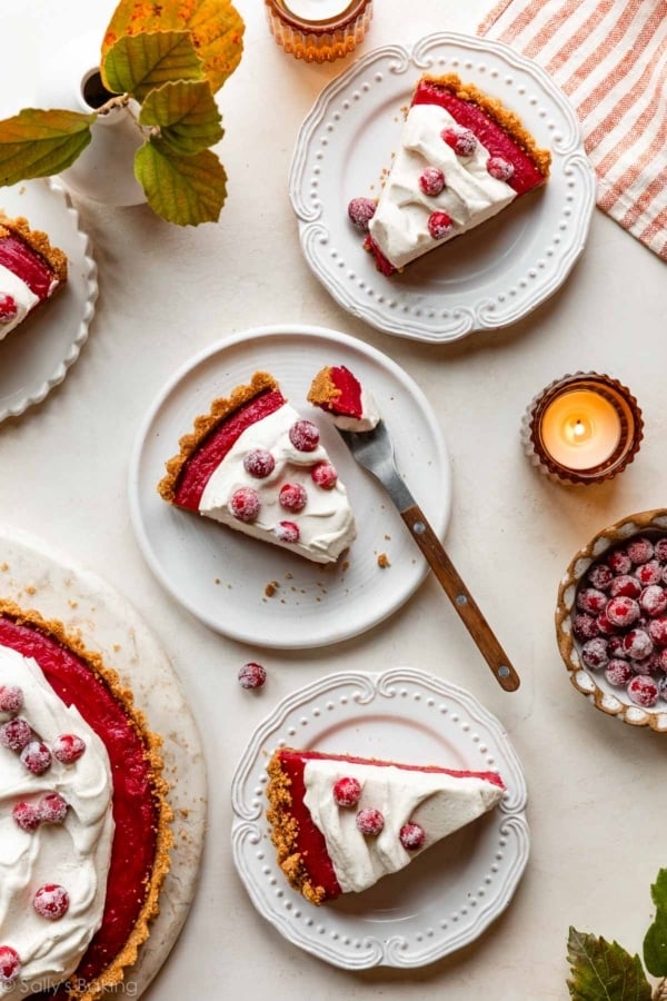 Cranberry Curd Tart - Sally's Baking