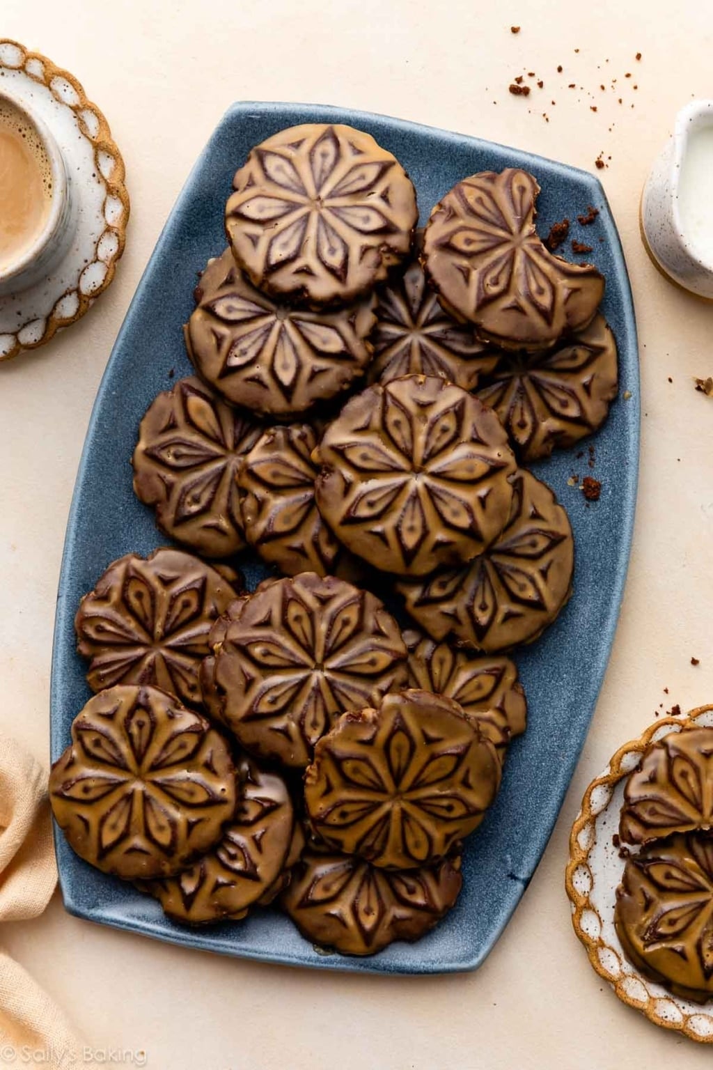 Stamped Chocolate Espresso Cookies - Sally's Baking