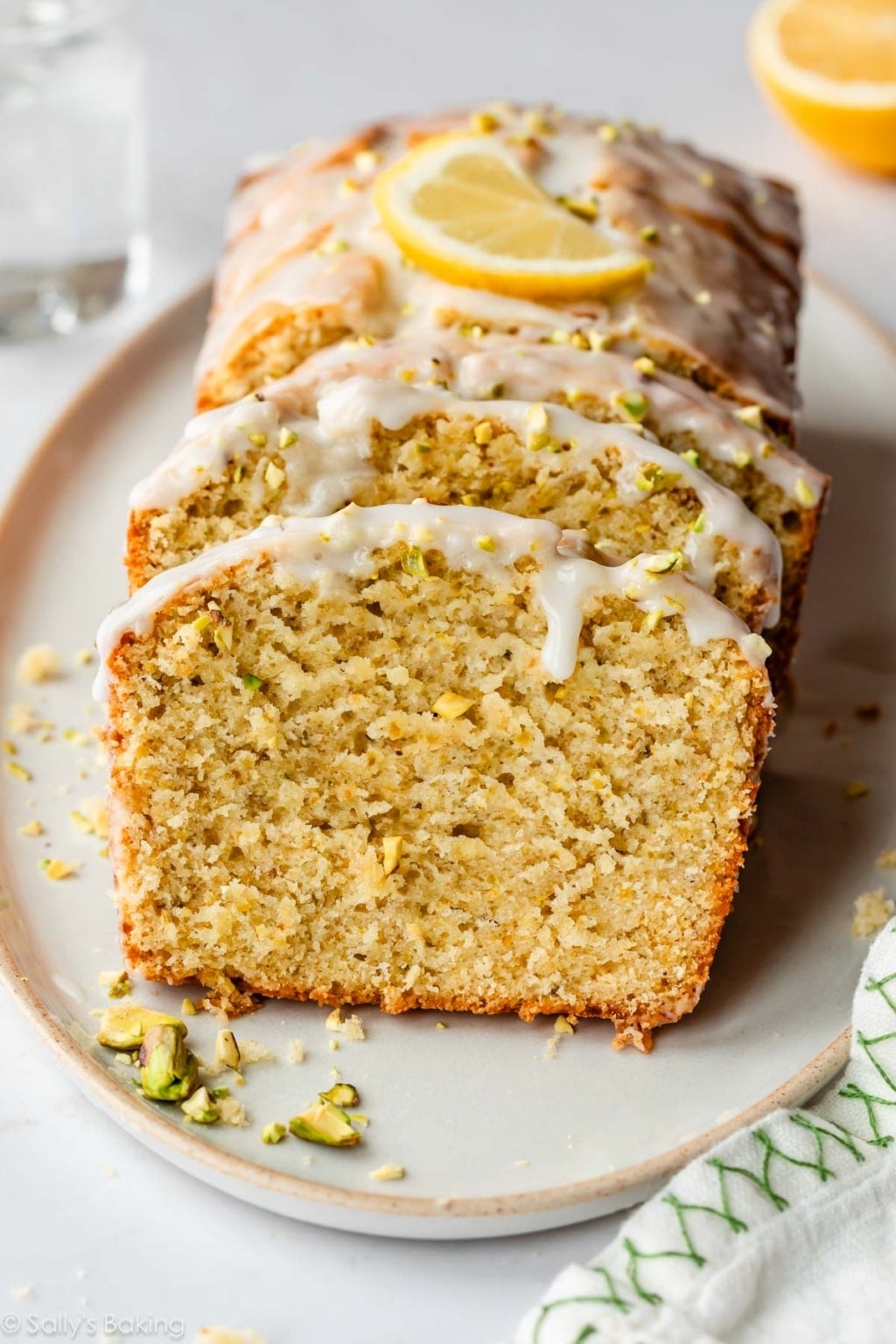 Moist Lemon Pistachio Loaf - Sally's Baking - Street Food Spectacle